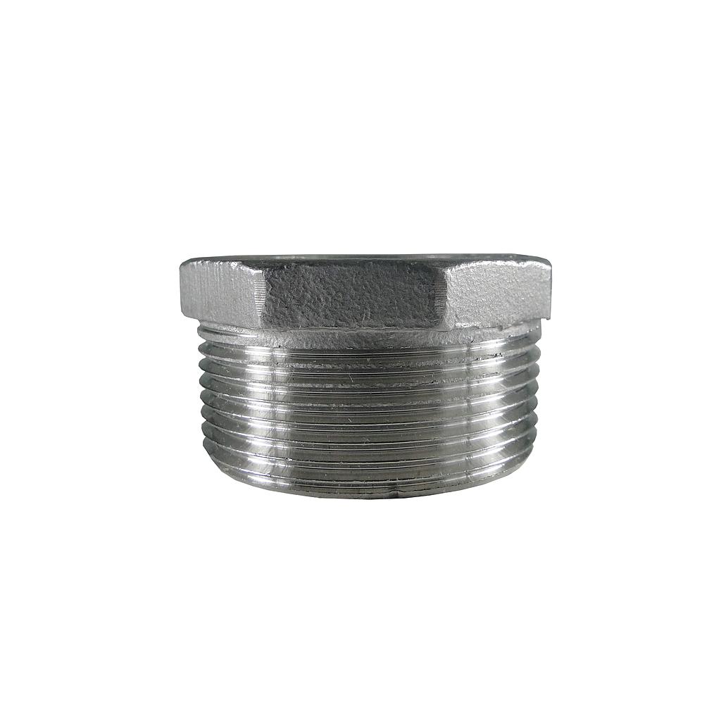 Reducidor Bushing en acero inoxidable SS304 | Soluciones en Acero, S.A